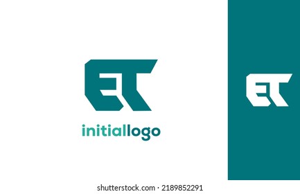 Alphabet Letters Initials Monogram Logo Et Stock Vector (Royalty Free ...