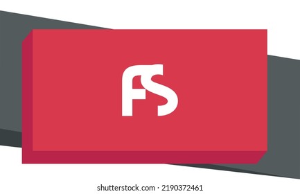 Alphabet Letters Initials Monogram Logo Fs Stock Vector (Royalty Free ...