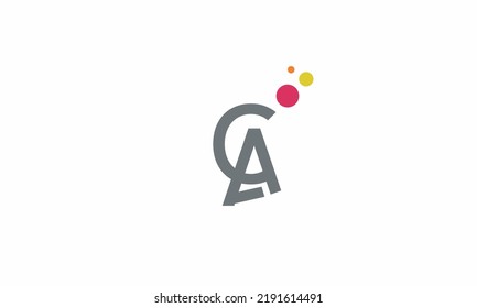 Alphabet Letters Initials Monogram Logo Ca Stock Vector (Royalty Free ...