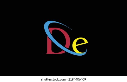 4,344 Letter d and e modern logo design template Images, Stock Photos ...