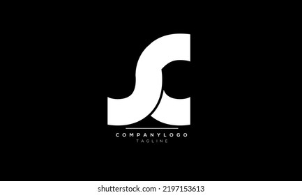 Alphabet Letters Initials Monogram Logo Sc Stock Vector (Royalty Free ...