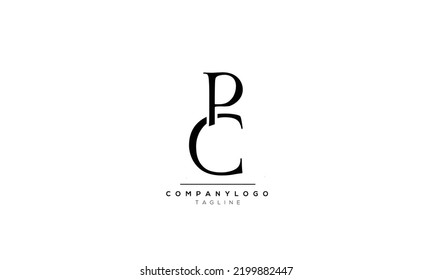 Alphabet Letters Initials Monogram Logo Pc Stock Vector (Royalty Free ...