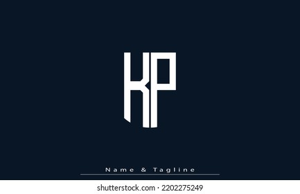 Alphabet Letters Initials Monogram Logo Kp Stock Vector (Royalty Free ...