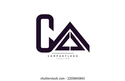 Alphabet Letters Initials Monogram Logo Ca Stock Vector (Royalty Free ...