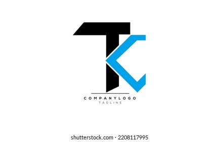Alphabet Letters Initials Monogram Logo Tc Stock Vector (Royalty Free ...