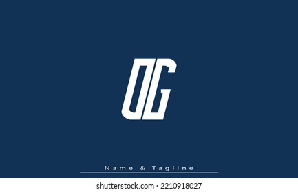 Alphabet Letters Initials Monogram Logo Og Stock Vector (Royalty Free ...