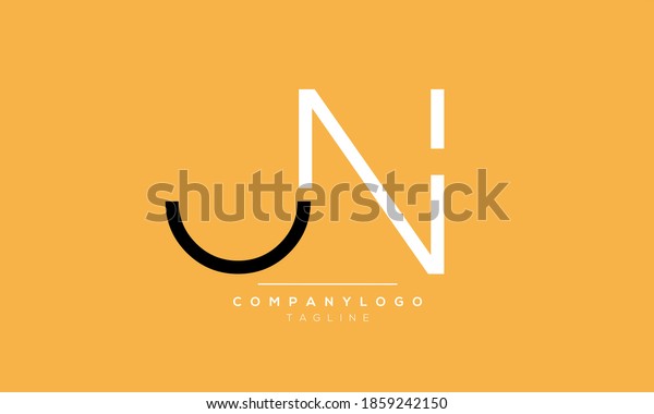 Alphabet Letters Initials Monogram Logo Jnnjj Stock Vector (Royalty ...