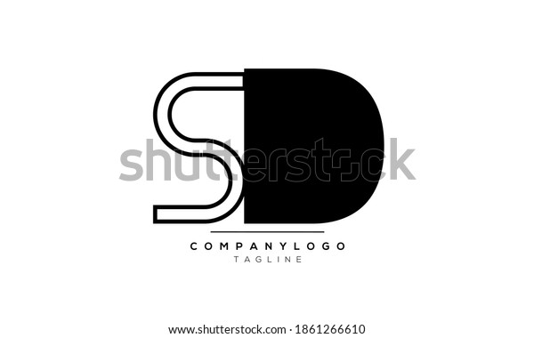 Alphabet Letters Initials Monogram Logo Sddss Stock Vector (Royalty ...