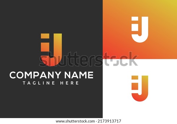 Alphabet Letters Initials Monogram Logo Ij Stock Vector (Royalty Free ...