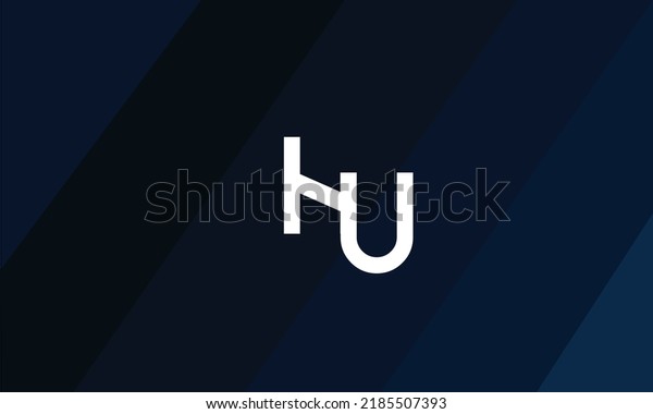 Alphabet Letters Initials Monogram Logo Hu Stock Vector (Royalty Free ...