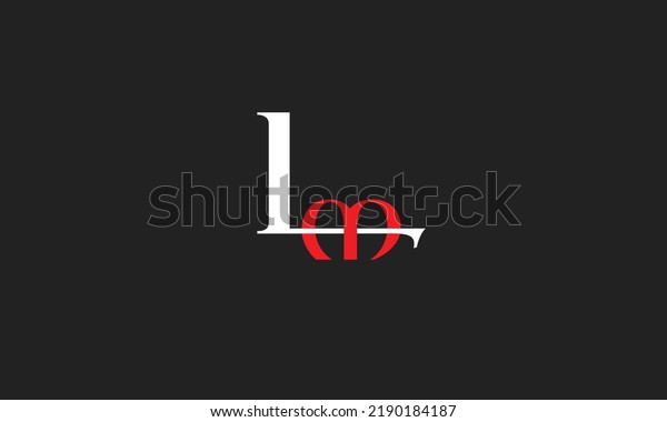 Alphabet Letters Initials Monogram Logo Lm Stock Vector (Royalty Free ...