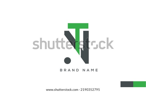 Alphabet Letters Initials Monogram Logo Nt Stock Vector (Royalty Free ...
