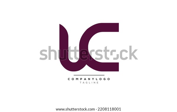 Alphabet Letters Initials Monogram Logo Uc Stock Vector (Royalty Free ...