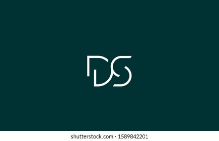 Alphabet Letters Monogram Dssdd S Stock Vector (Royalty Free ...