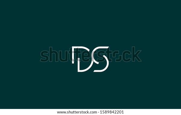 Alphabet Letters Monogram Dssdd S Stock Vector (Royalty Free ...