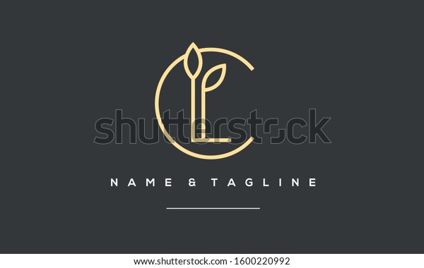 Alphabet Letters Monogram Icon Logo Cllcc Stock Vector (Royalty Free ...