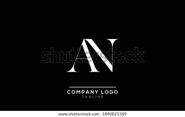 Alphabet Letters Monogram Icon Logo Na Stock Vector (Royalty Free ...