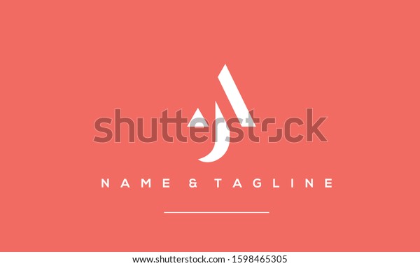 Alphabet Letters Monogram Logo Ajjaj Stock Vector (Royalty Free ...