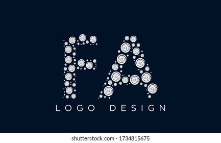 Alphabet Letters Monogram Icon Logo Fggff Stock Vector (Royalty Free ...