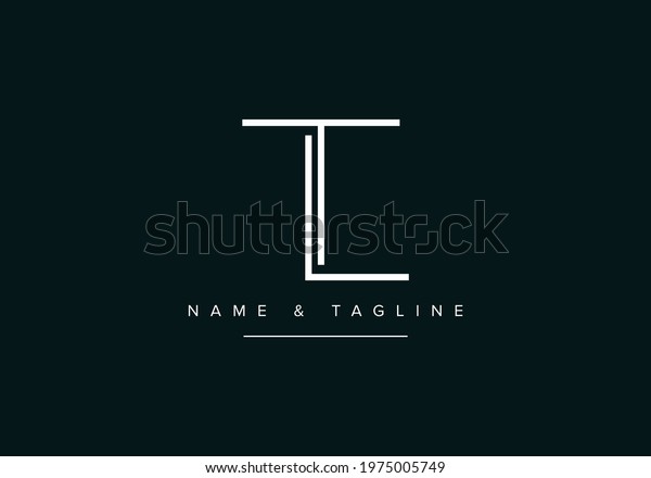 Alphabet Letters Monogram Logo Tl Lt Stock Vector (Royalty Free ...