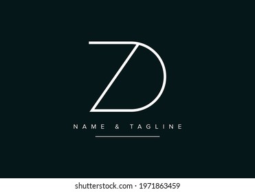 1,524 Letter zd logo Images, Stock Photos & Vectors | Shutterstock