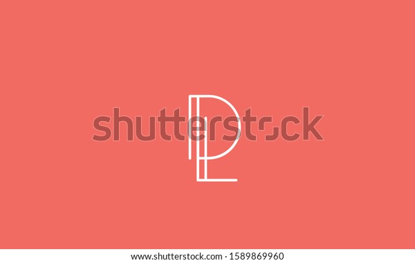 Alphabet Letters Monogram Pllpl P Logo: เวกเตอร์สต็อก (ปลอดค่าลิขสิทธิ์ ...