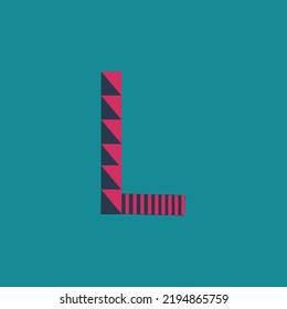 Alphabet Logo Design L Which Can Stock Vector (Royalty Free) 2194865759 ...