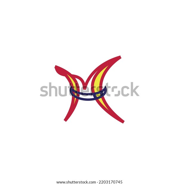 Alphabet M Latter Logo Design Vector Stock Vector (Royalty Free ...