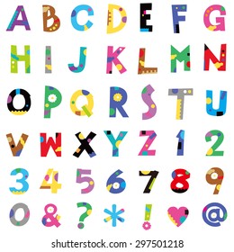 Alphabet Number Stock Vector (Royalty Free) 297501218 | Shutterstock