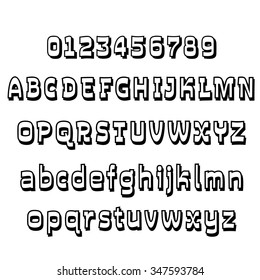 Alphabet Number Vector Illustration Stock Vector (Royalty Free ...
