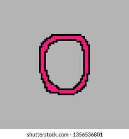 Alphabet O Pixel Stock Vector (Royalty Free) 1356536801 | Shutterstock