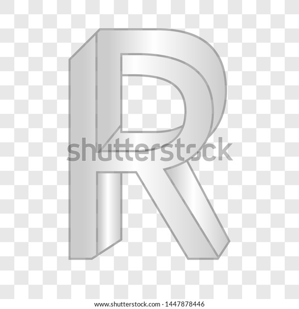 Alphabet R Impossible Shape Font Vector Stock Vector (Royalty Free ...