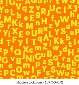 Cartoon Vector Alphabet Stock Vector Royalty Free 1373564777