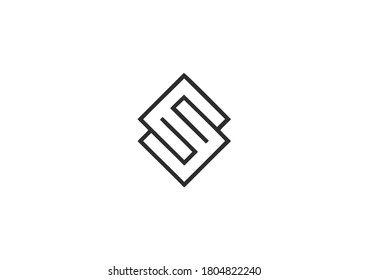 Alphabet Simple Logo Design Stock Vector (Royalty Free) 1804822240 ...