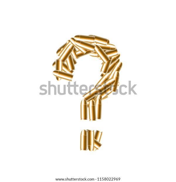 Alphabet Symbol Bullet Set Question Mark Stock Vector (Royalty Free ...