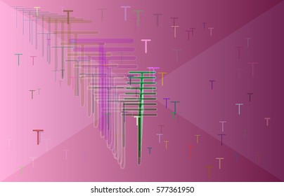 Alphabet T Template Design Stock Vector (Royalty Free) 577361950 ...