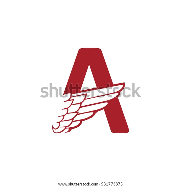 Alphabet Wing Logo Vol 2 Vector Stock Vector (Royalty Free) 531773875 ...