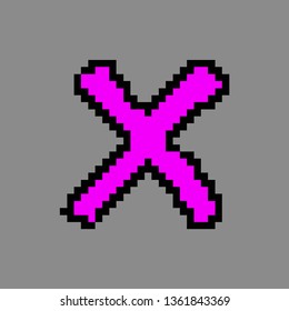 Alphabet x pixel : 1 661 images, photos et images vectorielles de stock ...