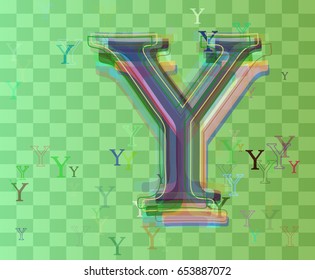 Alphabet Y Background Design Stock Vector (Royalty Free) 653887072 ...