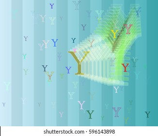 Alphabet Y Background Idea Stock Vector (Royalty Free) 596143898 ...