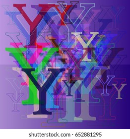 Alphabet Y Pattern Art Stock Vector (Royalty Free) 652881295 | Shutterstock