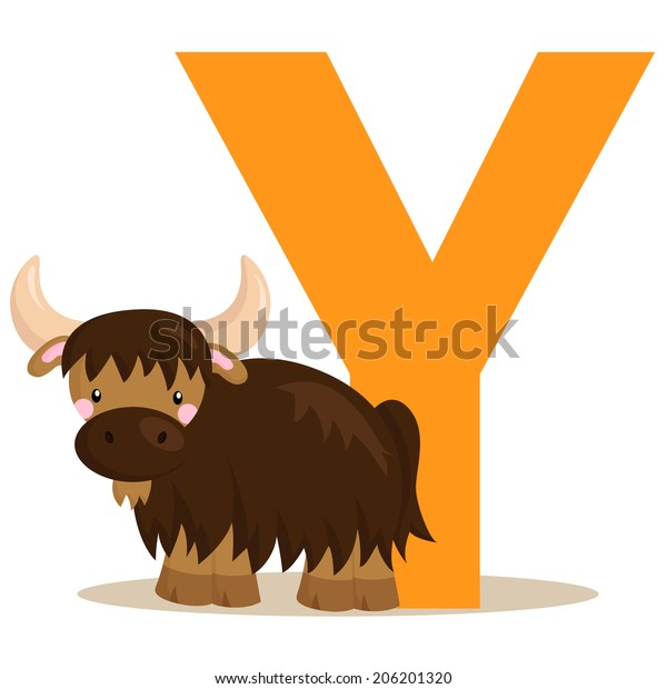 Alphabet Y Yak Stock Vector (Royalty Free) 206201320 | Shutterstock