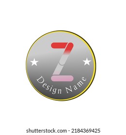 Alphabet Z Circle Design Name Icon Stock Vector (Royalty Free ...