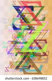 Alphabet Z Texture Background Stock Vector (Royalty Free) 638698852 ...