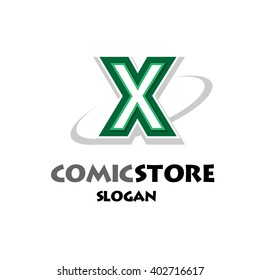 Letter X Video Game Logo Super Stock Vector (Royalty Free) 2004473558