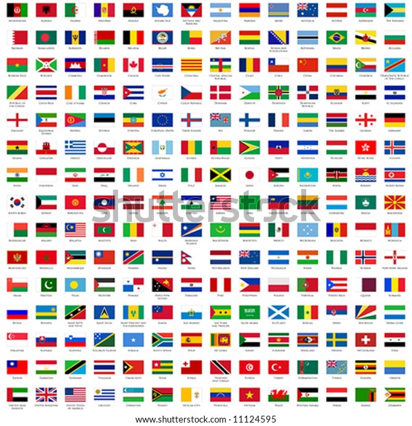Alphabetically Sorted Flags World 3x2 Official Stock Vector (Royalty ... Alphabetically Sorted Flags World 3x2 Official Stock Vector (Royalty ...