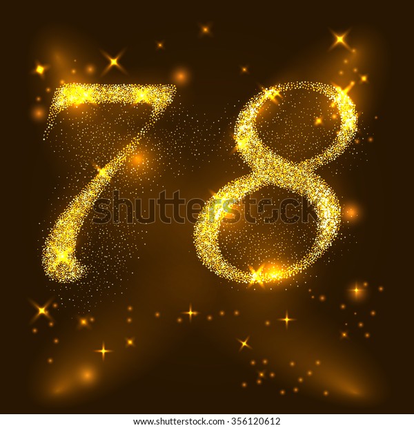 Alphabets Number 7 Seven 8 Eight Stock Vector (Royalty Free) 356120612 ...