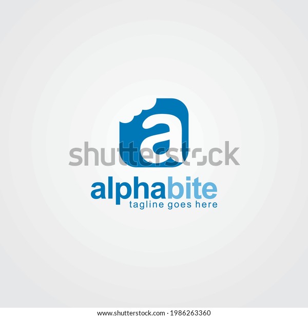 Alphabite Logo Letter Alphabet Logo Stock Vector (Royalty Free ...