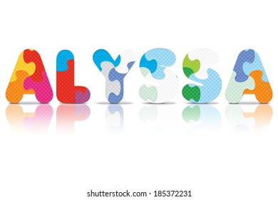 Set Colored 3d Letters Numbers Pattern Stock Vector (Royalty Free ...