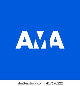 Ama Logo Vector Graphic Branding Letter: เวกเตอร์สต็อก (ปลอดค่า ...